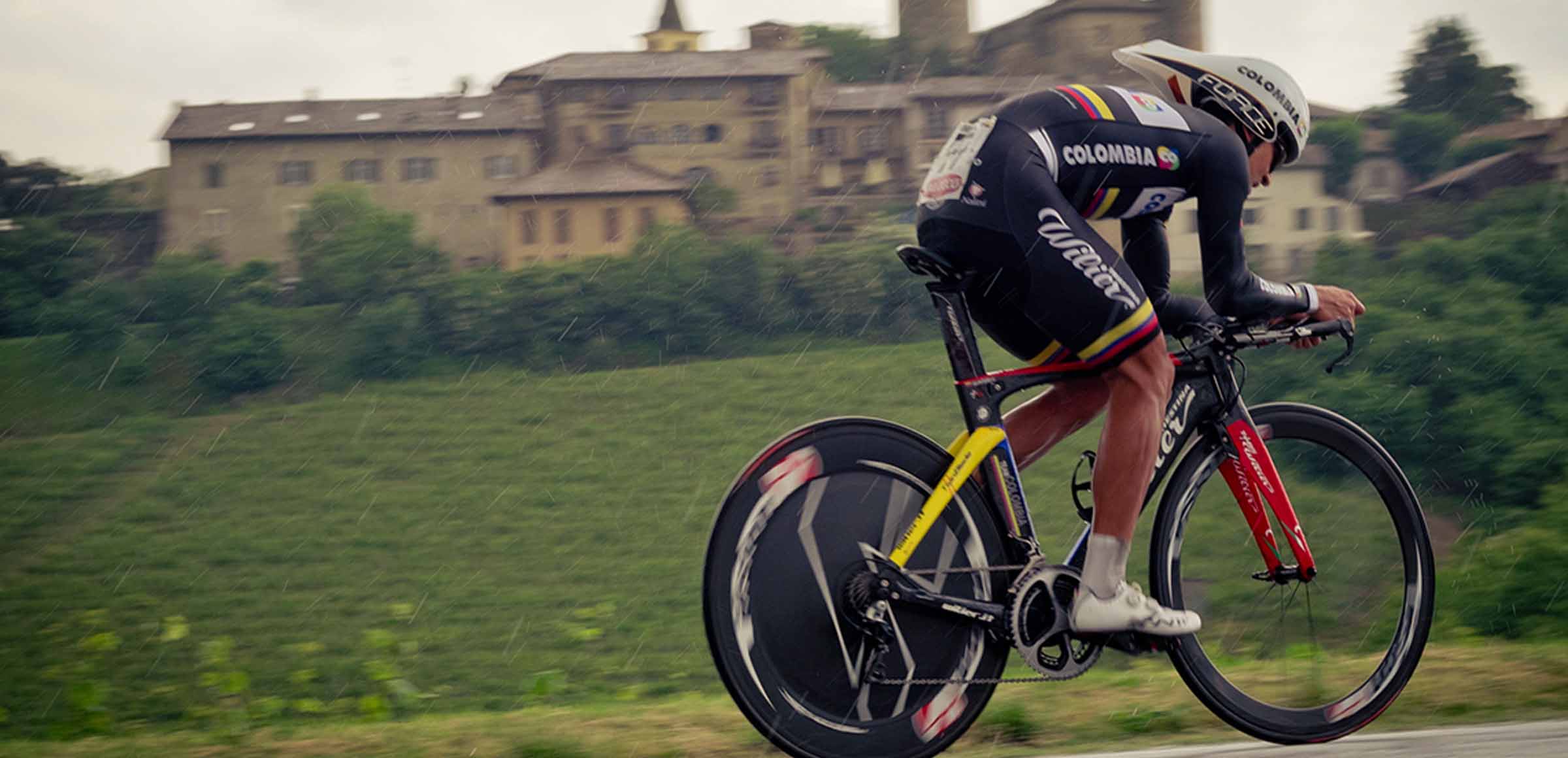 Who was the first one to use the lenticular wheel at the Giro?